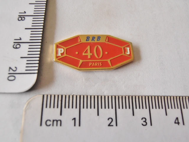PIN'S PIN POLICE Judiciaire Pj Paris Brb 40 Brigade Repression ...