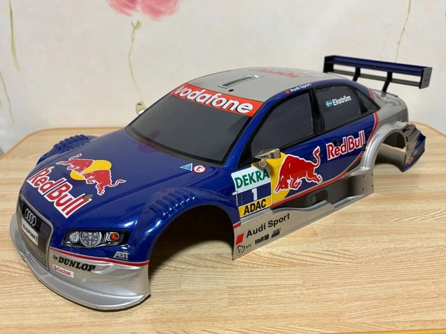 1/10 TAMIYA AUDI A4 DTM Red Bull Racing Car Radio Control Body TAMIYA ...