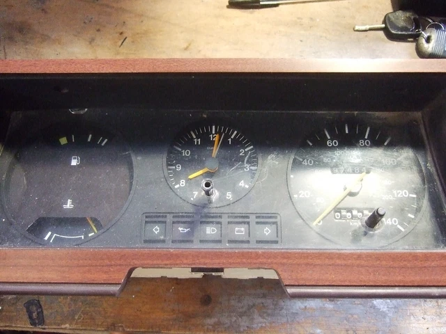FORD CORTINA DASH mk4 mk5 instrument cluster speedo clock surround £80. ...
