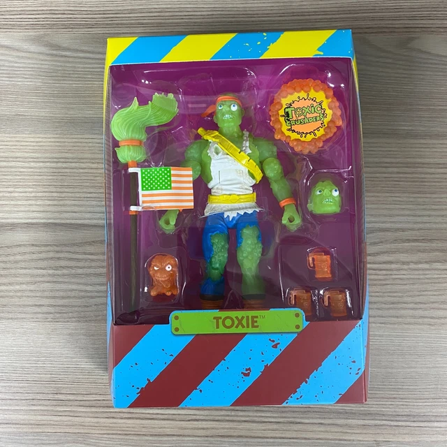 FIGURA DE ACCIÓN Exclusiva Super 7 De Toxic Crusaders Radioactiva Red ...