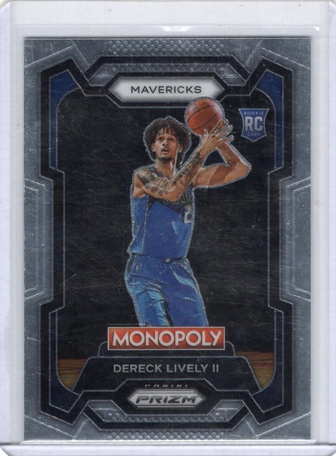 2023-24 CARTA ROOKIE Panini Prizm Monopoly Derek Lively II #24 Dallas ...