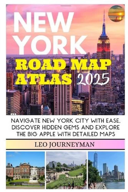 NEW YORK ROAD Map Atlas 2025: Navigate New York City with Ease ...