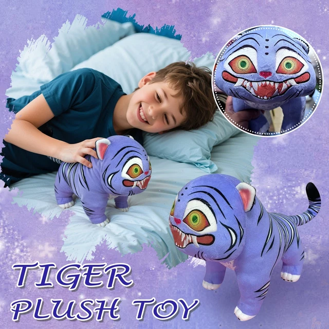 KPOP DEMON HUNTERS Derpy Tiger Plush Doll Stuffed Deco Toy Kids ...