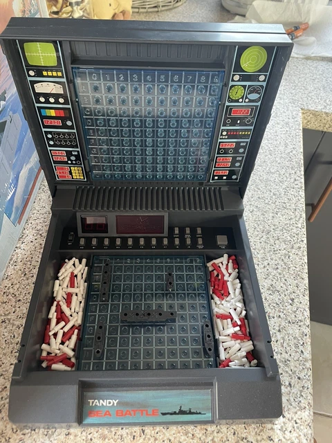 RETRO 1990 TANDY Electronic Sea Battle Battleships Vintage Fully ...