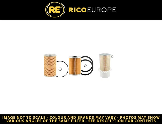 KIT FILTRE POUR Claas 35 B Carburant Huile Air W / compatible ave isuzu ...