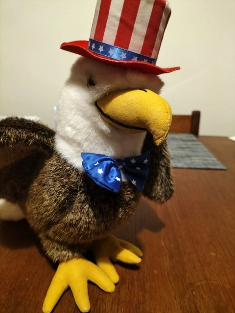 VINTAGE UNCLE SAM Eagle Soft Toy Ganz £3.74 - PicClick UK