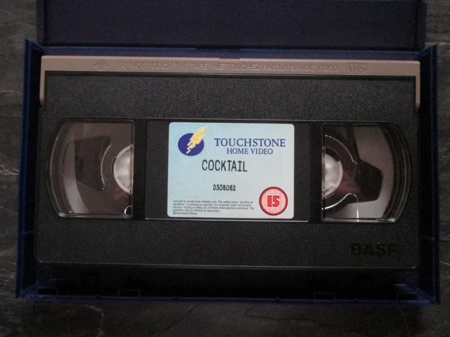 COCKTAIL VHS BIG Box Vhs Ex Rental Vhs Pre Cert Vhs Touchstone Vhs Tom ...