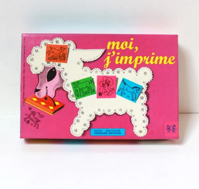 TAMPONS MOI, J'IMPRIME Fernand Nathan vintage 1971 EUR 12,00 - PicClick FR