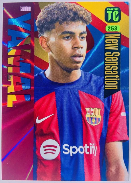 LAMINE YAMAL – FC Barcelona 2024 Panini Top Class New Sensation #253 ...