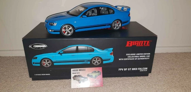 1:18 BIANTE FORD FPV BF GT MK11 Falcon in Bionic Blue $399.95 - PicClick AU