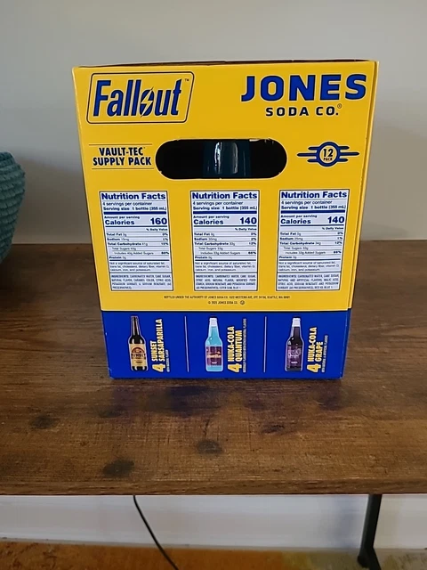 LIMITED EDITION: JONES Soda Fallout Vault-Tec Supply Pack £45.62 ...