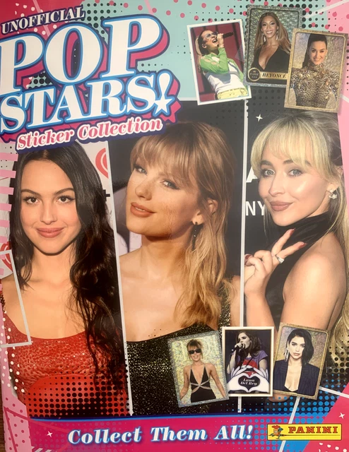 PANINI POP STARS! 2025 Sticker Collection Limited edition SINGLES #1 ...