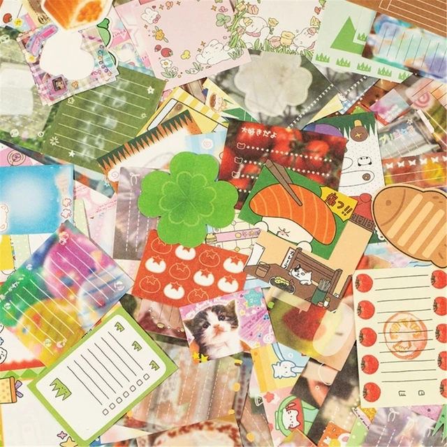 CARTOON DOODLING NOTE Paper 200 Sheets Note Pad Scrapbooking Decoration ...