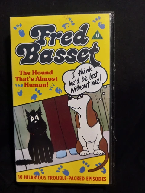 FRED BASSET ANIMATED Series VHS Video Cassette Tape £9.73 - PicClick UK