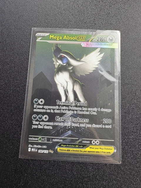 POKÉMON TCG MEGA Absol Ex 180/132 Mega Evolution Secret Rare MINT £63.08 - PicClick UK