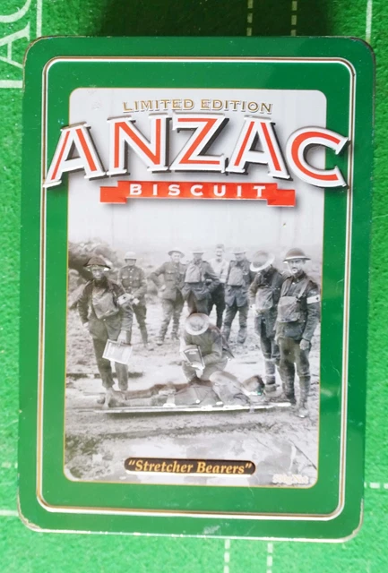 ANZAC LIMITED EDITION Biscuit tin "Stretcher Bearers" £9.95 - PicClick UK