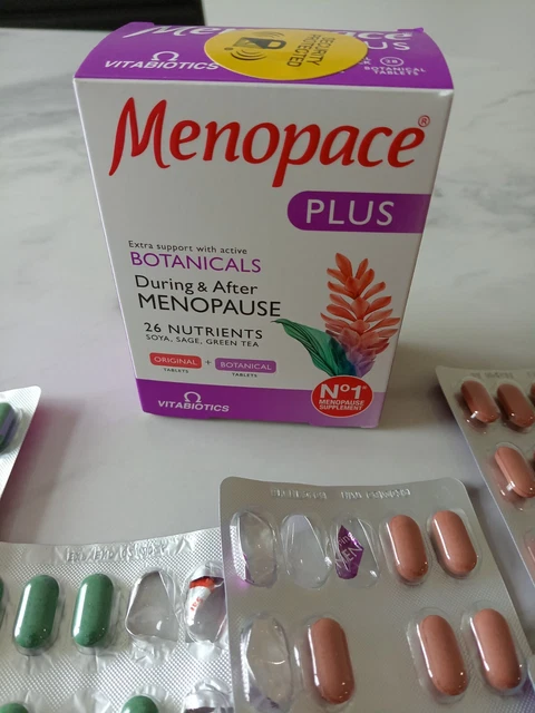MENOPACE PLUS VITABIOTICS 24 tablets, 4 days used but have intolerance ...