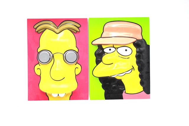 DIE SIMPSONS RELIEFS Professor Frink (links) und Otto Mann (rechts) EUR ...