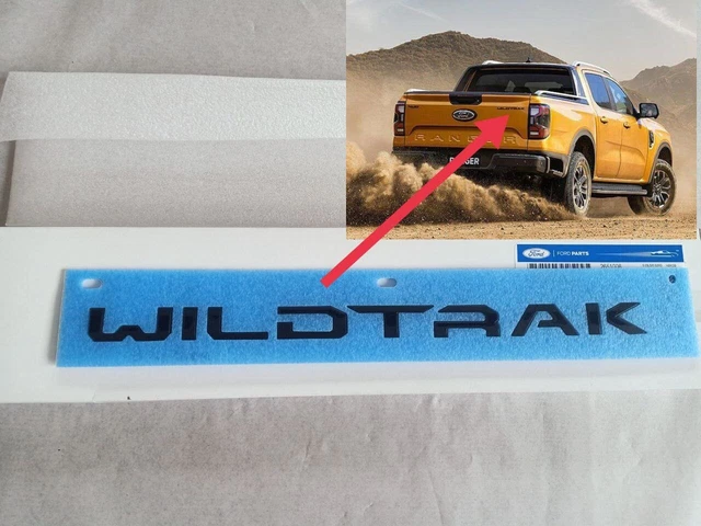 FORD RANGER NEXT Gen WILDTRAK GENUINE LOGO EMBLEM BADGE Tailgate 2022 ...