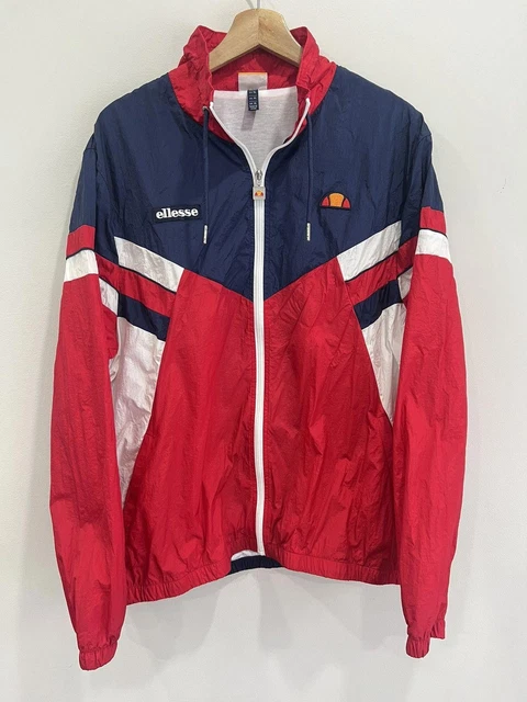 VINTAGE Y2K ELLESSE Windbreaker Jacket zip up £58.30 - PicClick UK