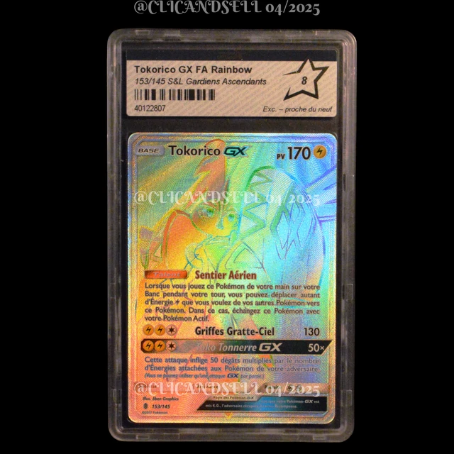 CARTE POKÉMON TOKORICO gx 153/145 2017 SL Gardiens Ascendants PCA 8 40122807 EUR 1,00 - PicClick FR