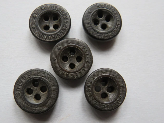 GERMAN WW2 PERIOD Solide Elegant Uniform Buttons X 5 £5.00 - PicClick UK
