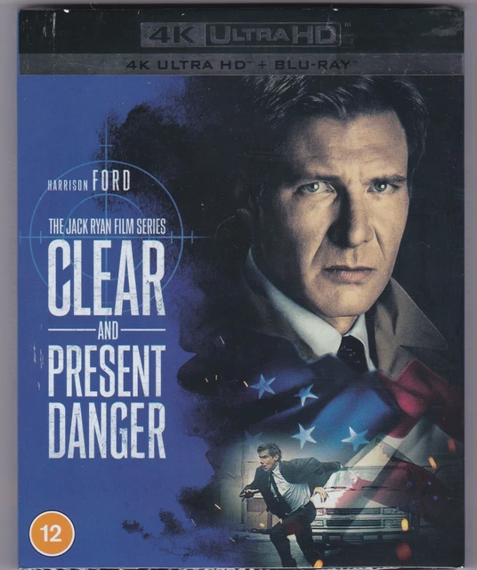 CLEAR AND PRESENT Danger (4K UHD + Blu-ray, A Super Action Thriller ...