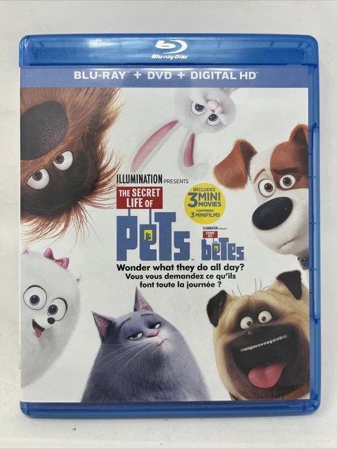 THE SECRET LIFE of Pets (Blu-ray/DVD, 2-Disc Set, Canadian) $9.60 ...