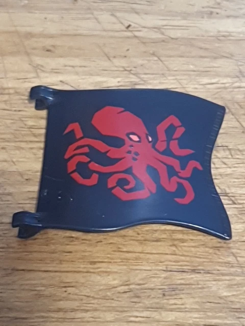 GRAND DRAPEAU ROUGE Noir, Pirate 70411 Playmobil EUR 2,49 - PicClick FR