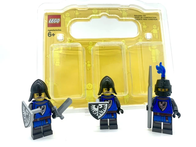 LEGO® RITTER MINIFIGUREN Blister Black Falcon Schild MOC Castle ...