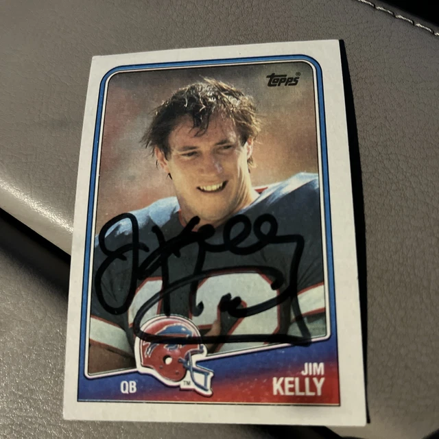 CARTE JIM KELLY signée 1988 Topps Bills HOF EUR 44,92 - PicClick FR