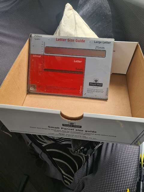 ROYAL MAIL LETTER Postal Template Size Guide Postage And Small Parcel ...