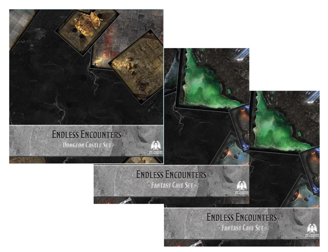 DND DUNGEON TILES D&D Dungeon Tile Set x3 - Floor Plans Battle Map ...