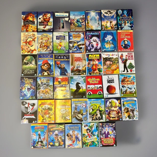 DISNEY / DREAMWORKS / Universal - Children’s Dvd Bundle X40 - B1 £14.99 ...