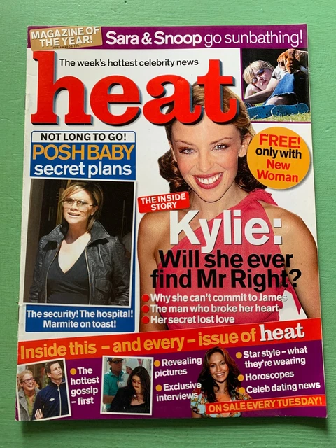 HEAT MAG MAY-2002 KYLIE MINOGUE Jennifer Lopez David Boreanaz Michael ...