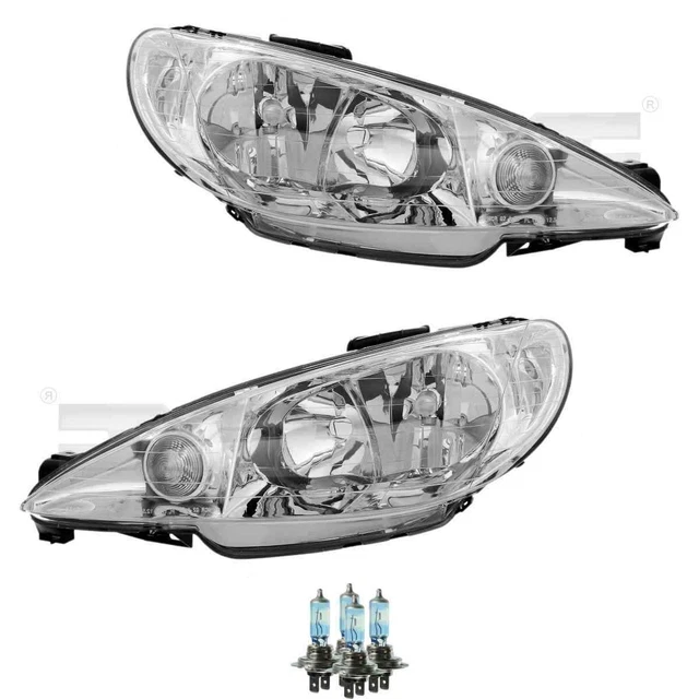 SET FANALI H7/H7 per Peugeot 206 Cc 2D 2A/C 2E / K Incl. Osram Lampadina EUR 273,93 - PicClick FR