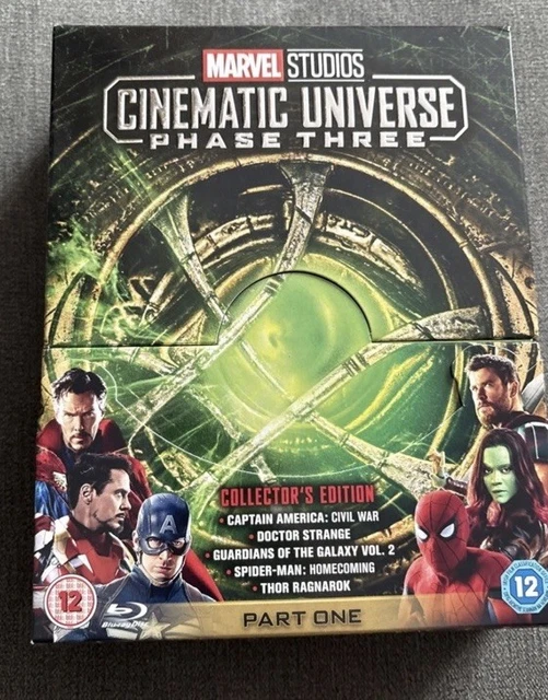 MARVEL CINEMATIC UNIVERSE Phase 3 Part One Blu-ray £10.08 - PicClick UK