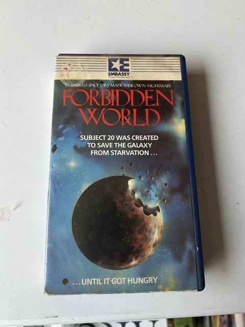 FORBIDDEN WORLD - Embassy Pre Cert - VHS £4.99 - PicClick UK