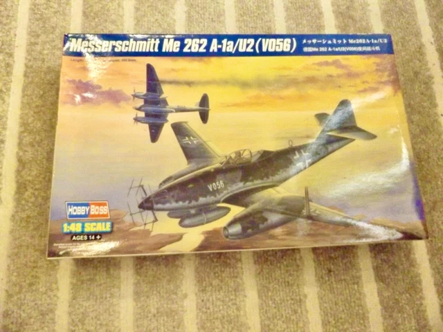 HOBBYBOSS MESSERSCHMITT ME 262 A-1a/U2 (VO56) Bausatz 1/48 EUR 17,00 - PicClick DE