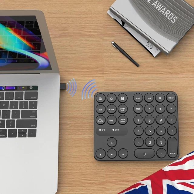 2.4G WIRELESS MINI Numeric Keypad 35 Keys Number Keypad Numpad for Data Entry £17.39 - PicClick UK