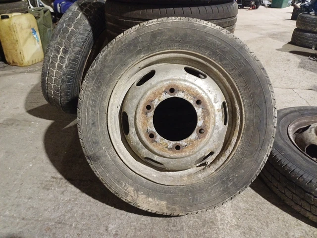 FORD TRANSIT MK6 Twin wheel Steel And Tyre 185 75 16c £30.00 - PicClick UK