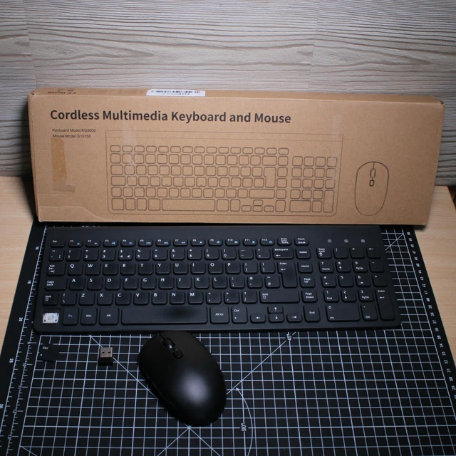 ULTRA SLIM CORDLESS Multimedia Keyboard Mouse Model Keyboard KG9006 ...