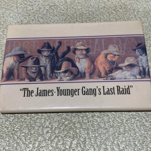VINTAGE &THE JAMES Younger- Gang's Last Raid" 1988 magnet £14.25 ...