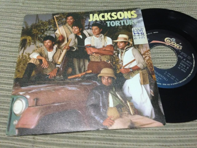JACKSONS MICHAEL JACKSON Spanish 7" Single Spain Promo Torture Epic 84 ...