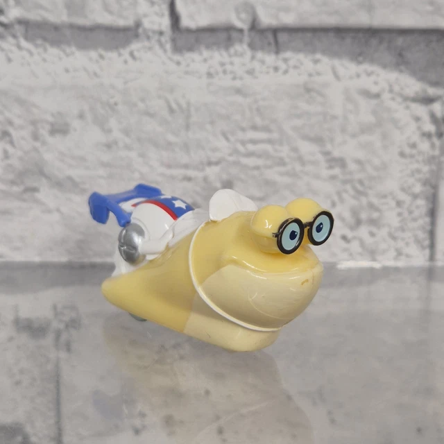 TURBO WHITMAN WHITE Shadow The Snail 2.25" Figure Push Along Mattel ...