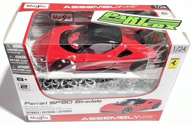 FERRARI SF90 STRADALE Assembly Kit 1:24 Build Car Toy Childs Dads ...