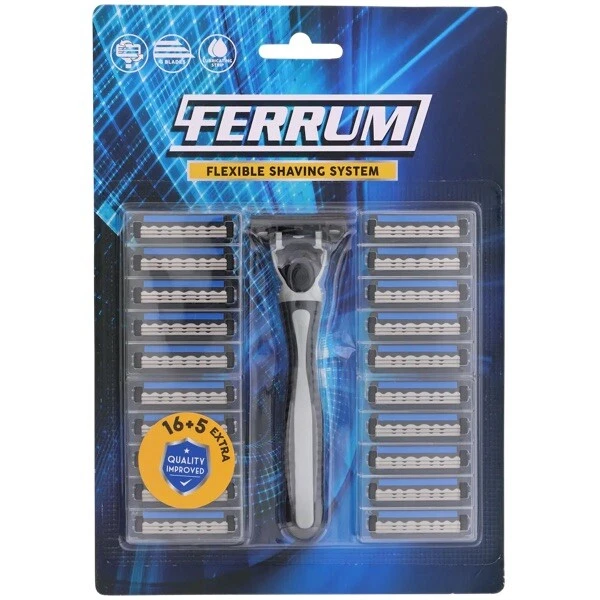 RASOIRS 3 LAMES flexible shaving system FERRUN avec 21 recharges EUR 19 ...