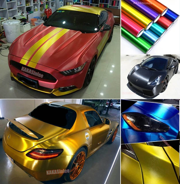 ENTIRE SUV CAR Wrap Chrome Satin 3D Brushed Metal Vinyl Sticker Film ...