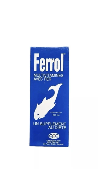 FERROL MULTIVITAMIN 200ML Caribbean Liquid Tonic Cough & Cold remedy ...