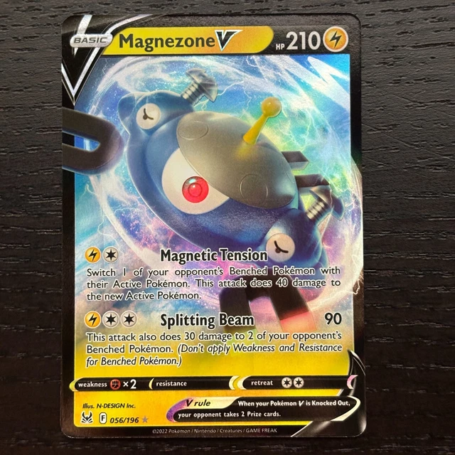 MAGNEZONE V 056/196 Pokemon Lost Origin Sword & Shield Ultra Rare Holo Card NM EUR 1,21 ...